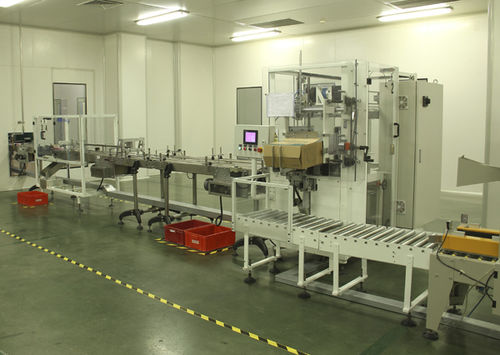 Semi-automatic case packer - ZXJ10 - Nantongtongji Co.,LTD. - for boxes ...