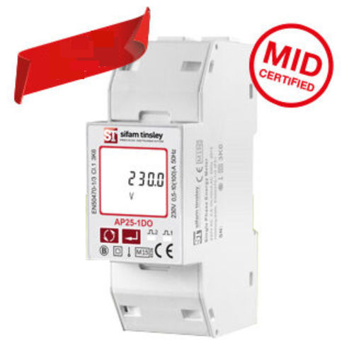 Single-phase power factor monitor - AP25-1DO - Sifam Tinsley