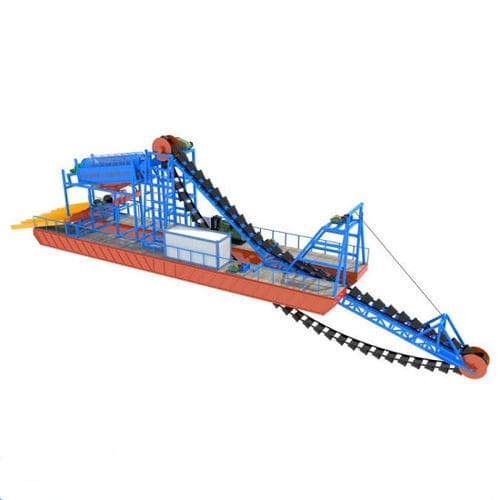 Bucket chain dredger - RLBCD60 - Relong Tech - diesel