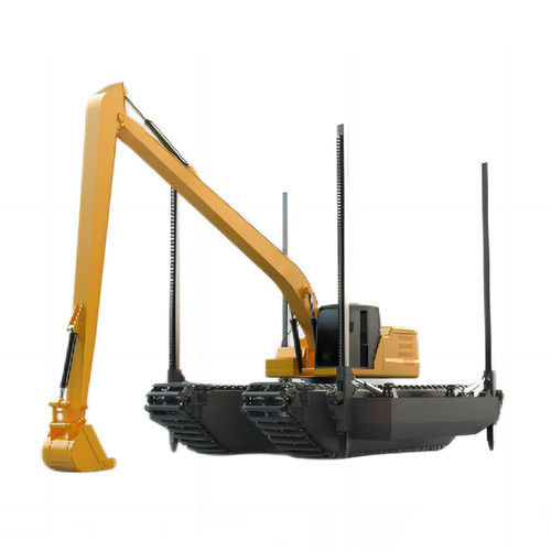 Amphibious excavator - RL-AE36 - Relong Tech - medium / crawler / diesel