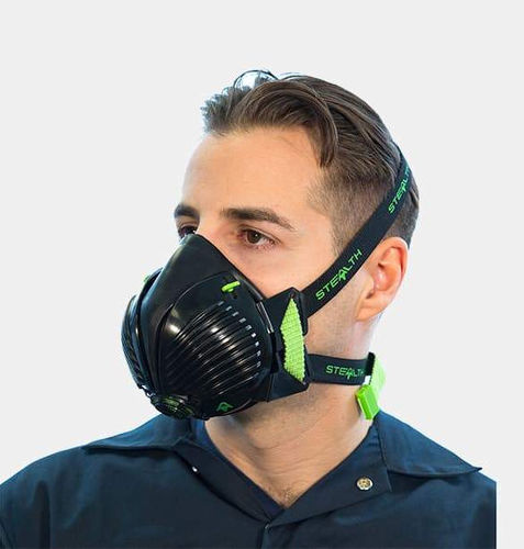 Reusable respirator - STEALTH lite pro - Kristal - FFP3 / half-mask ...