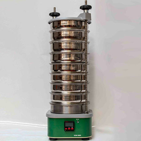 Dry sieving sieve shaker - GEM 200 series - Glenammer - for wet sieving ...