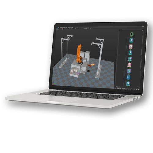 Programming software - MECH-VIZ - Mech-Mind Robotics - simulation ...