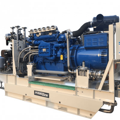 Diesel generator set - GE series - PowerLink - gas / three-phase ...