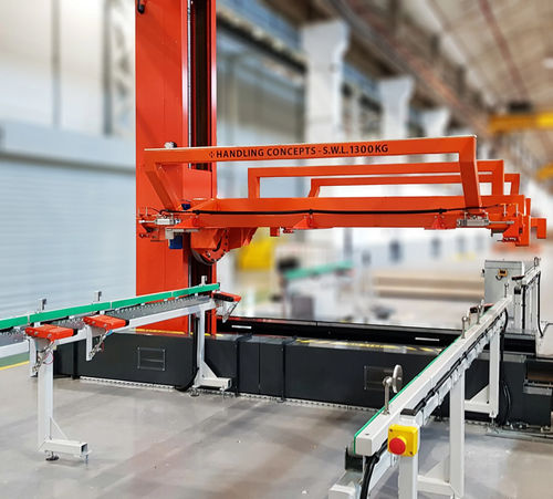 Handling lifting system - Handling Concepts Ltd - assembly line