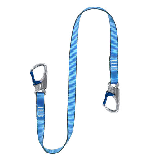 Webbing fall arrest lanyard - IK2B series - IKAR GB Limited - double