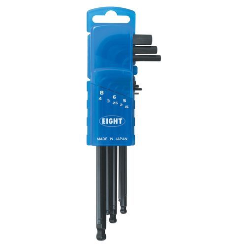 L Allen wrench - 016-158D - Eight Tool - set / ball end