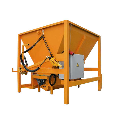 Conical concrete skip - KBV - RATEC GmbH - bottom-opening