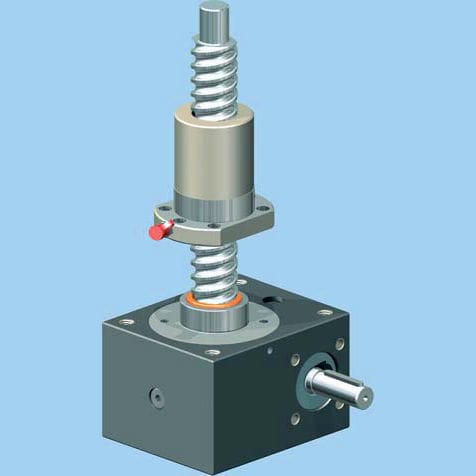 Ball screw jack - GSZ series - ZIMM GmbH - aluminum / worm gear