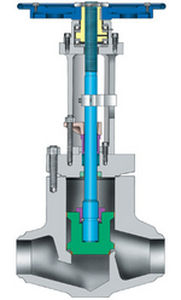 Flexible wedge valve - VELAN - with handwheel / shut-off / for ...