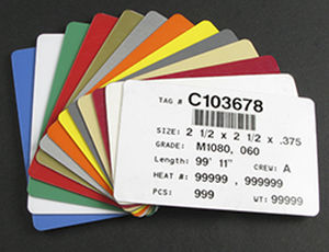 Printed label - Pannier - identification / plastic / sheet