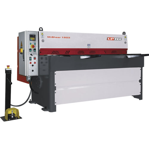 Mechanical shear - M series - UPTEC MACHINERY - sheet metal / motorized