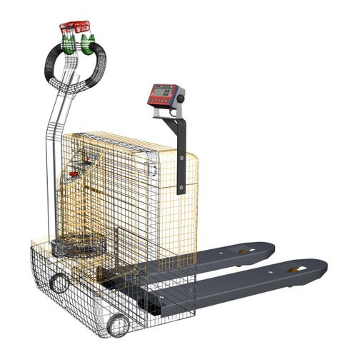 Pallet truck onboard weighing system - DCR-T - TIMBER PRODUCTIONS