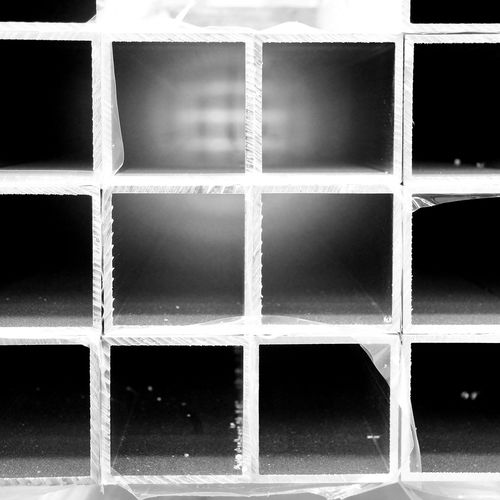 Square profile - ALU-STOCK, S.A. - aluminum / tubular / industrial