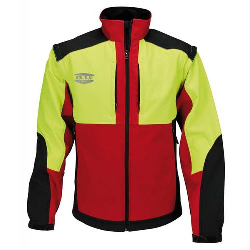 Work jacket - WODA - Solidur - cold weather / high-visibility / windproof