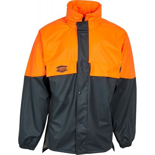 Work jacket - VEPLU01|L|0 - Solidur - waterproof / polyester / polyurethane