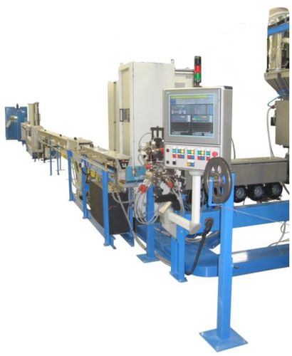 Steel wire rope extrusion line - KOMAX - multilayer / single layer ...