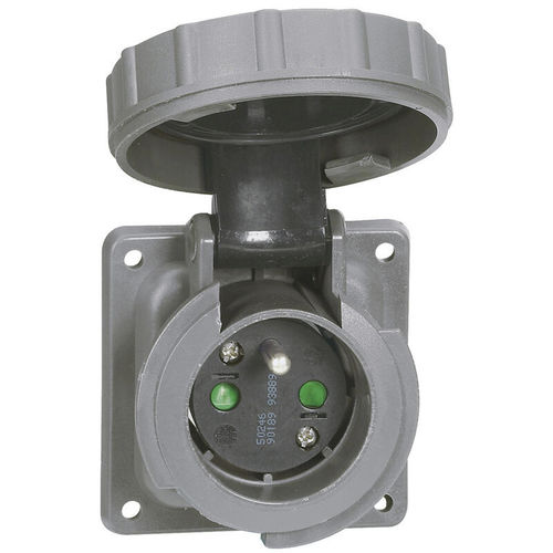 Fixed electrical socket - 0 539 11 - Legrand - shock resistant / IP67 ...