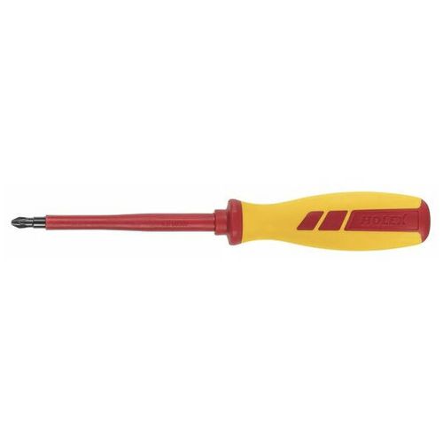 Phillips screwdriver - 668631 - HOLEX - insulated / steel