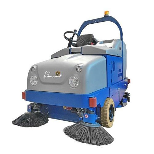 Ride-on sweeper - COMBINEE115D - Pharaon - hydraulic / diesel / outdoor