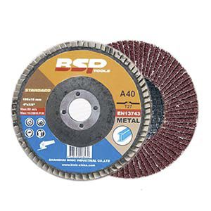 Aluminum oxide flap disc - A40-120# - binic - finishing
