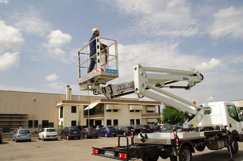 Tractor-mounted aerial work platform - SCA 24 HE - Safi Group srl ...