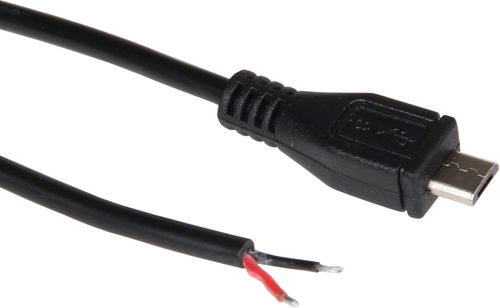 Power cable - K-1472 - Joy-It - micro USB / black