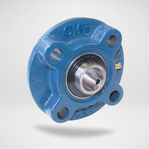 Round-flange bearing unit - CMW - flange / self-aligning / ball bearing