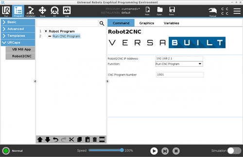Ethernet interface - Robot2CNC Basic Edition - VersaBuilt Robotics - industrial