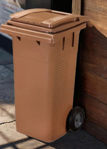 Plastic waste bin - I-COMPACT - organic waste / 2-wheel / 4-wheel