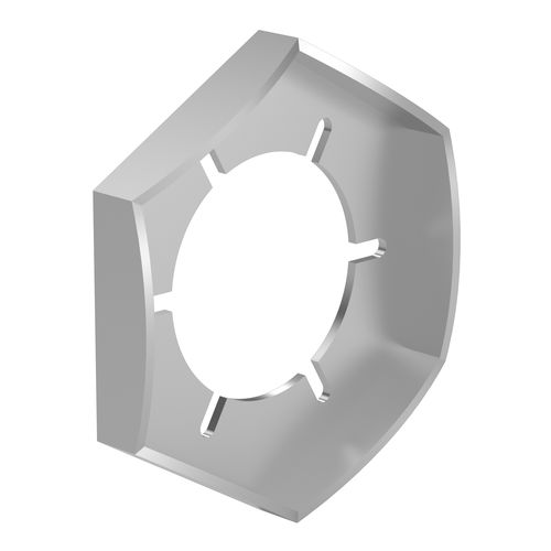 Hexagonal nut - DIN 7967 - Lederer - self-locking / steel