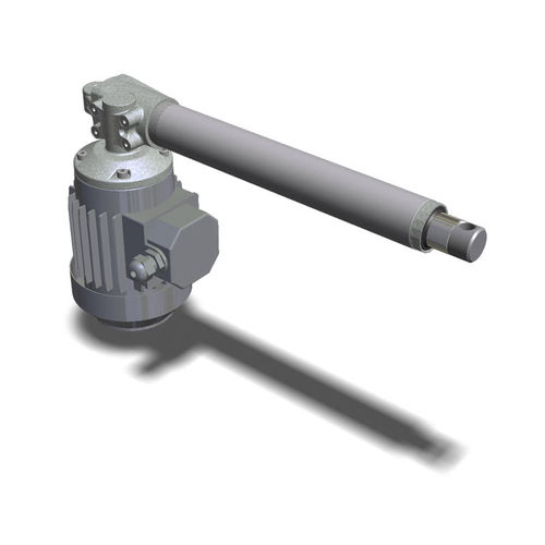 Electric actuator - ALI2 - MECVEL - linear / worm gear / steel