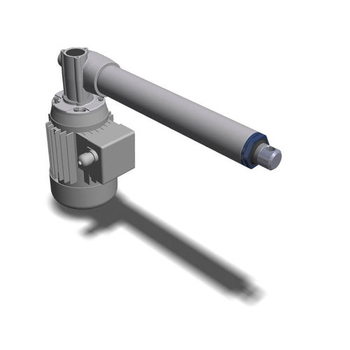 Electric actuator - ALI4 - MECVEL - linear / worm gear / steel