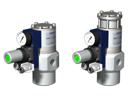 Conical plug valve - HPP-1 15 PC, HPP-2 15 PC - Müller co ax GmbH ...