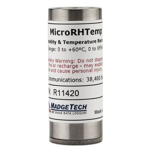 Temperature data-logger - MicroRHTemp - MadgeTech - humidity / with PC interface / without display