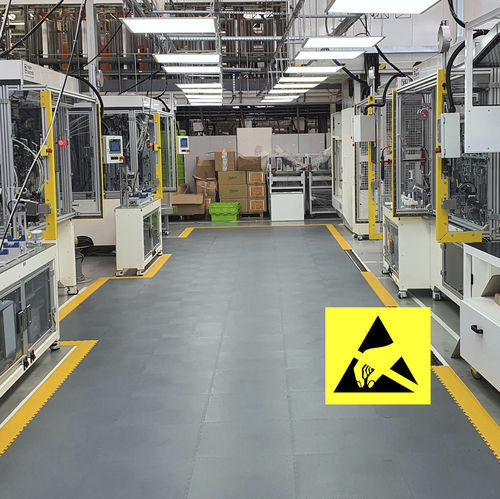 Office floor tile - Ecoloc ESD - ECOLOC PVC Interlocking Floor Tiles