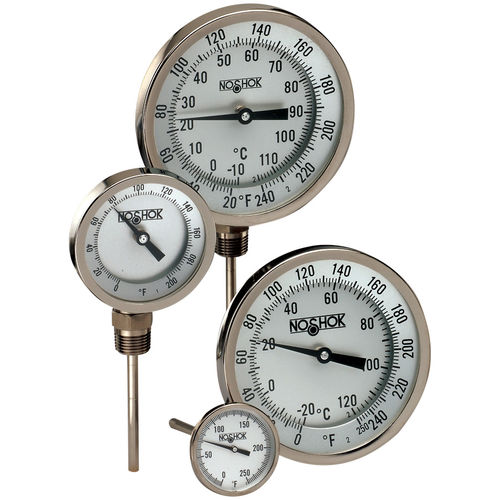 Bi-metal thermometer - 300 - NOSHOK - analog / dial / insertion