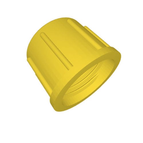 Threaded cap - AC series - DBI Plastics - round / plastic / fitting