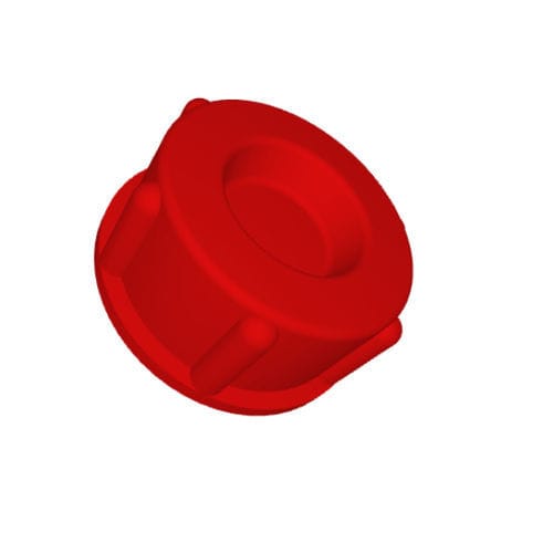 Threaded cap - AG series - DBI Plastics - round / plastic / fitting
