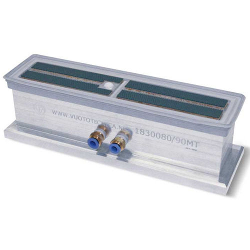 Rectangular vacuum suction cup - 014075 - VUOTOTECNICA - silicone ...