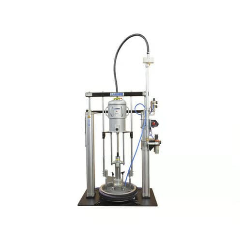 Electric grease pump - OMEGA 28:1 - LARIUS SRL - follower plate