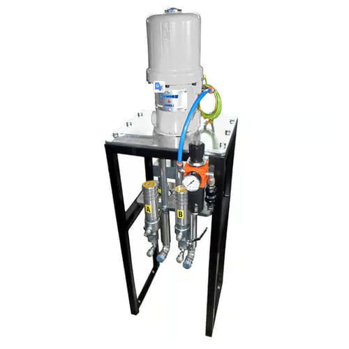 Resin dosing dispenser - GHIBLI 10:1 - LARIUS SRL - with piston pump ...