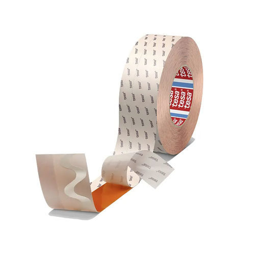 Fastening adhesive tape - 51680 - Tesa - flatback paper / acrylic / orange