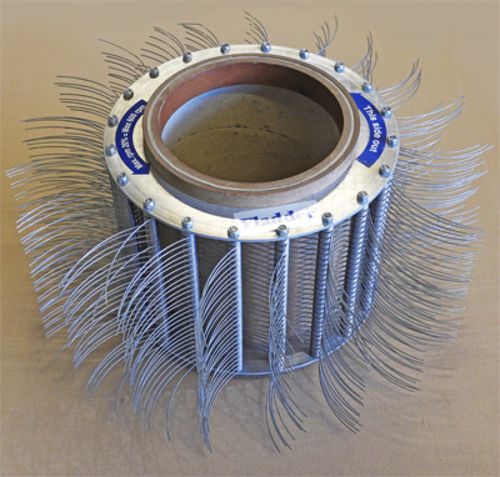 Cylindrical brush - Fladder - deburring / metal