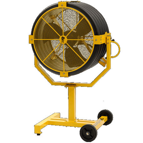 Floor-standing fan - YELLOW JACKET® - Big Ass Fan - mobile / portable ...