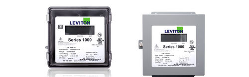 Single-phase electric energy meter - 1000 series - Leviton - wall ...