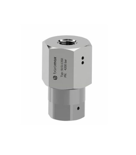 Threaded check valve - WEH GmbH Verbindungstechnik - high-pressure / metal