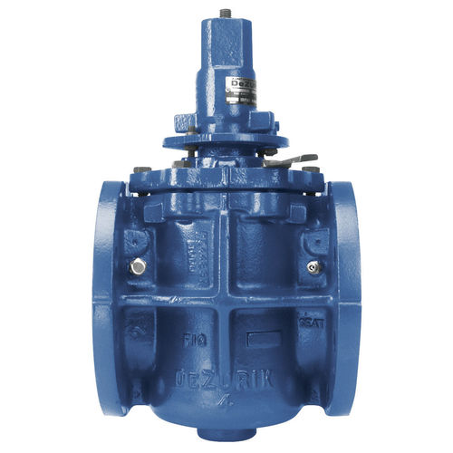 Conical plug valve - DeZURIK - electric / flow control / for wastewater