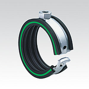 Pipe clip - MÜPRO - galvanized steel / fixing / spring