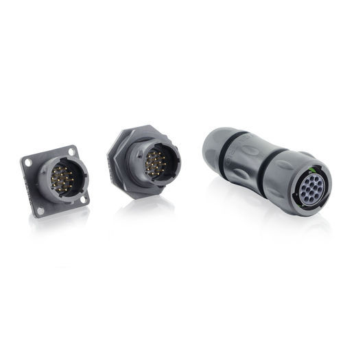 Hybrid connector - UTSX Series - EATON - coaxial / circular / push-pull